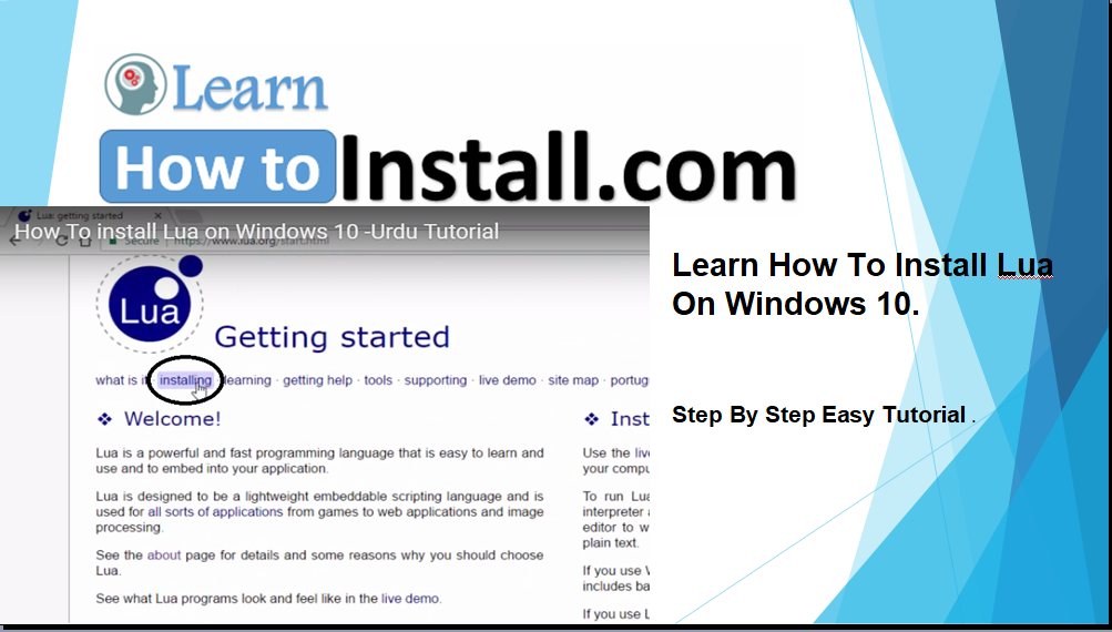 How to Install Lua on Windows 10 (lua tutorial) - TheITEducation.com
